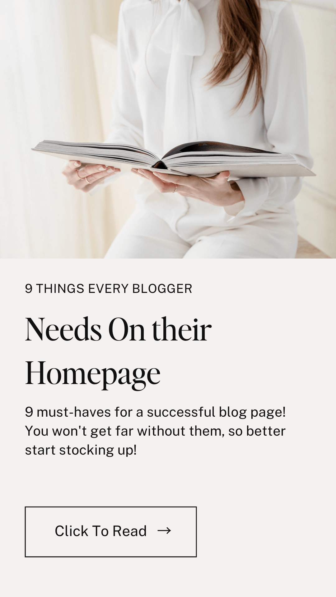 9 Things Every Blogger Needs on Their Homepage