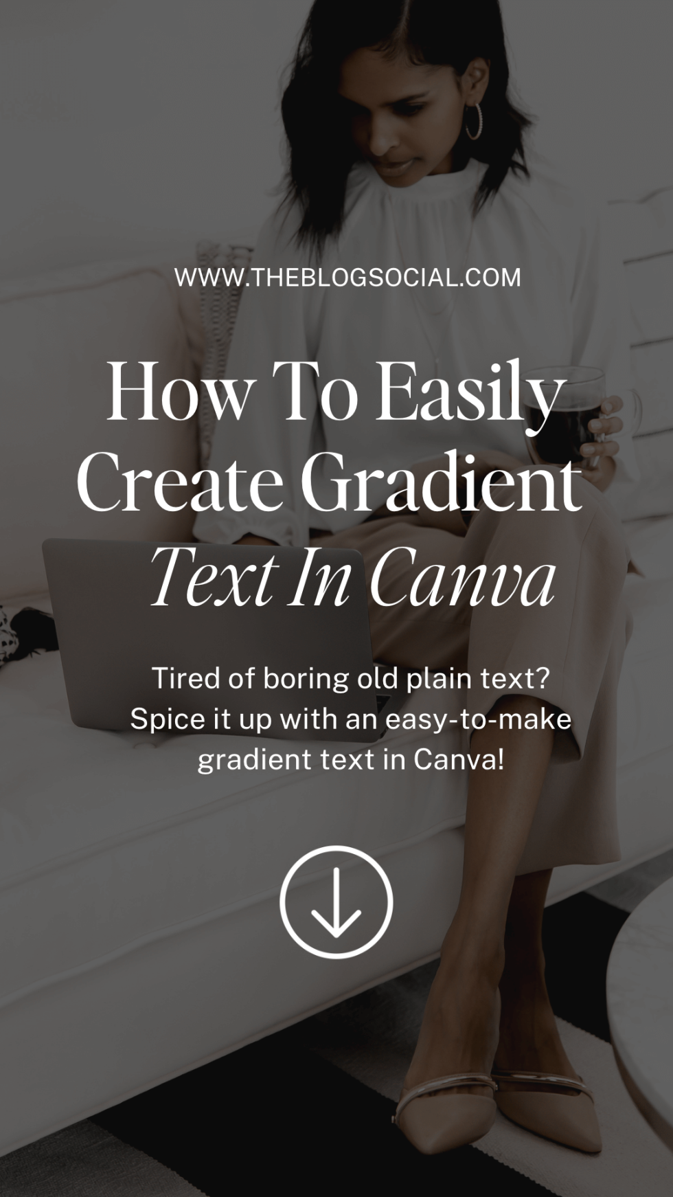 How to Easily Create Gradient Text in Canva