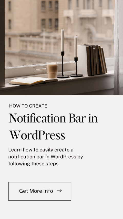 How to Add Notification Bar to Your WordPress Blog